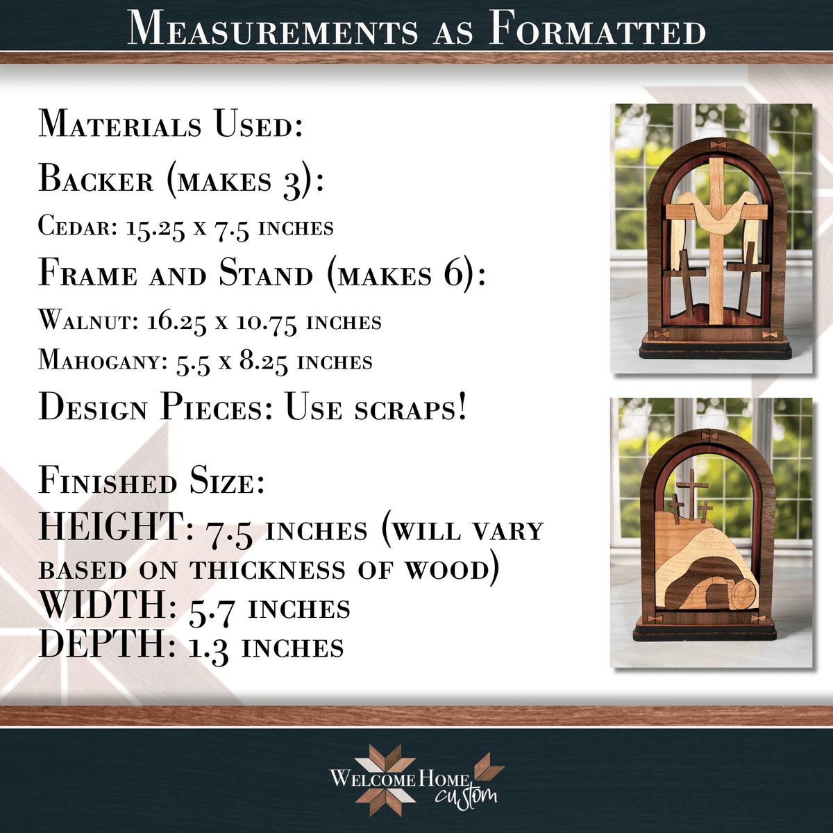 Easter Spring Arch Mantle Decor Bundle - Laser Ready Designs – Welcome ...