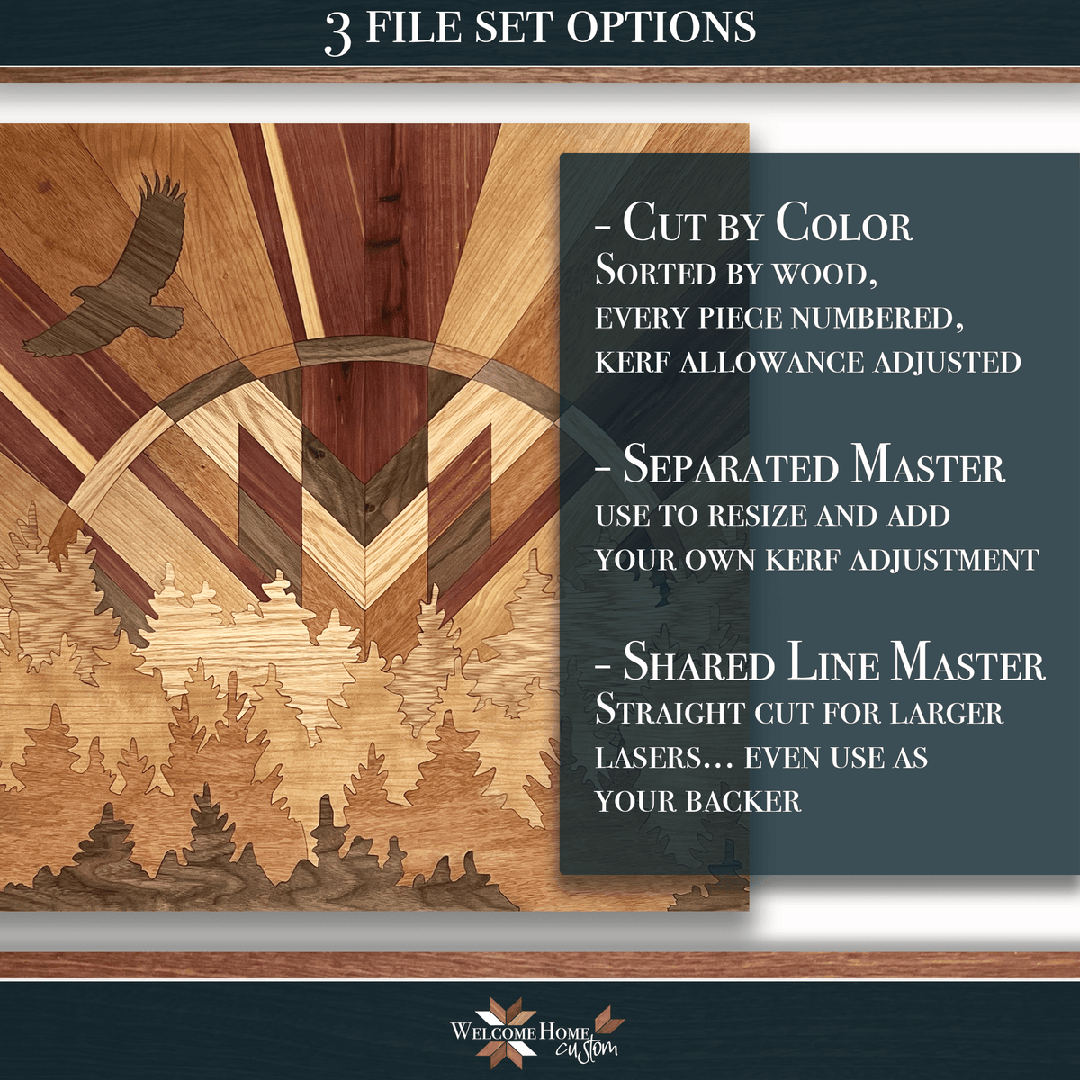 Sunrise Eagle Quilt laser Cut file - SmokeFest here we come! – Welcome ...